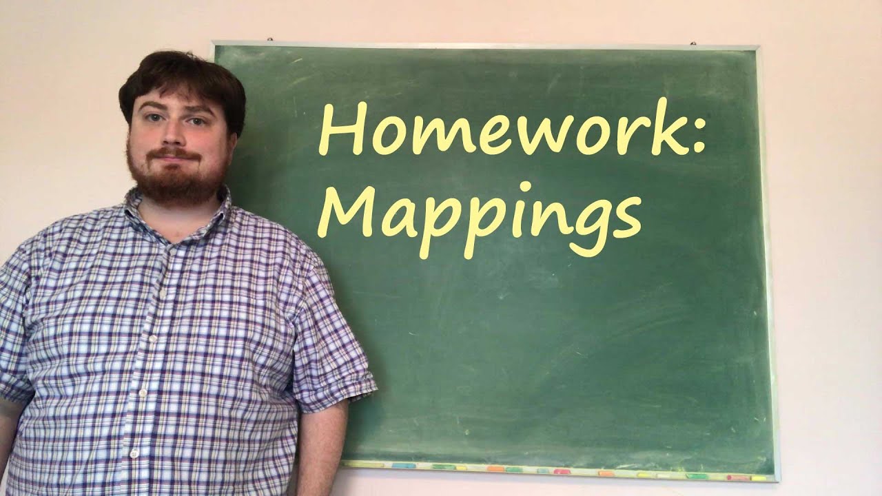 Homework-Mappings - YouTube