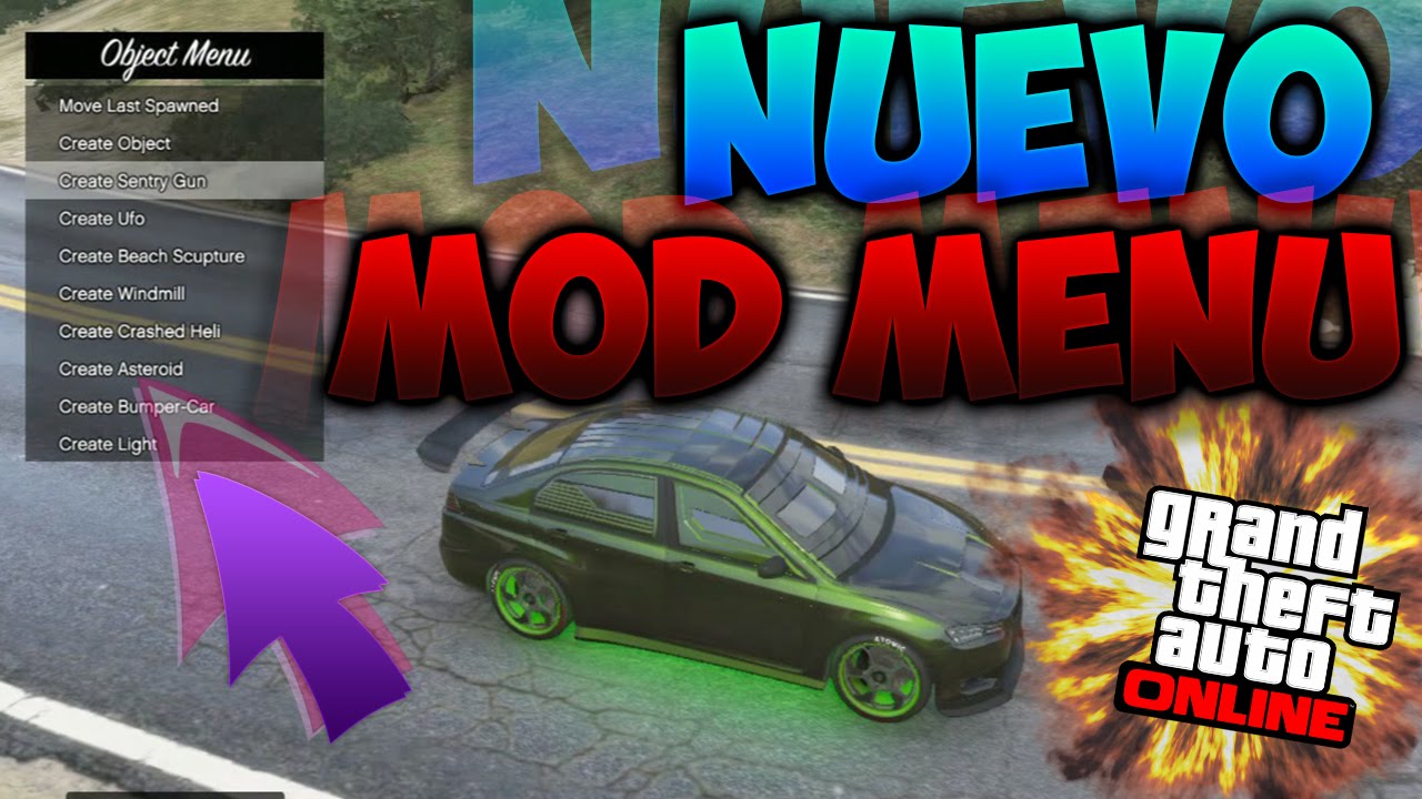 | NUEVO MOD MENU CON OPCIONES NUEVAS! +DESCARGA | HACKS GTA V ONLINE 1. ...