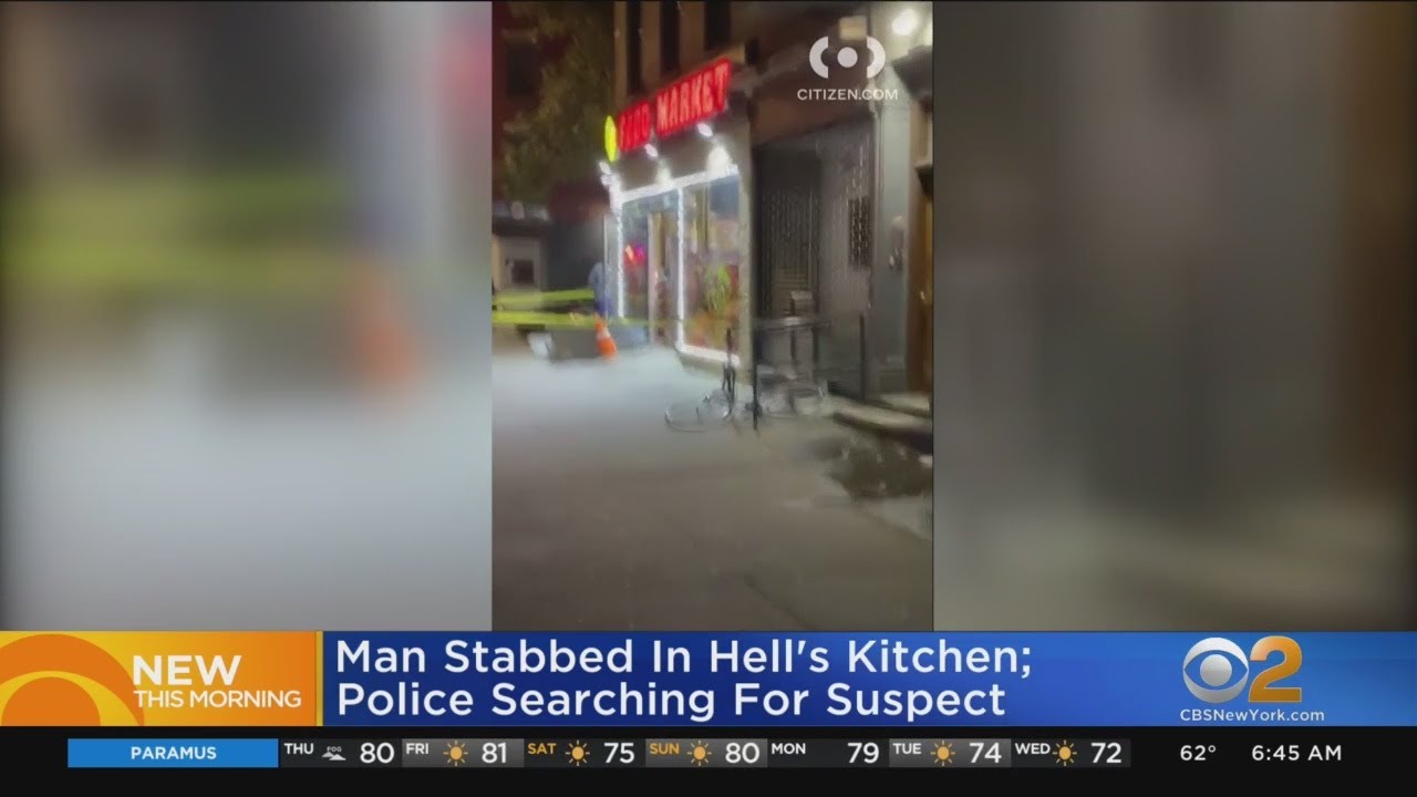 Man Stabbed In Hell's Kitchen - YouTube