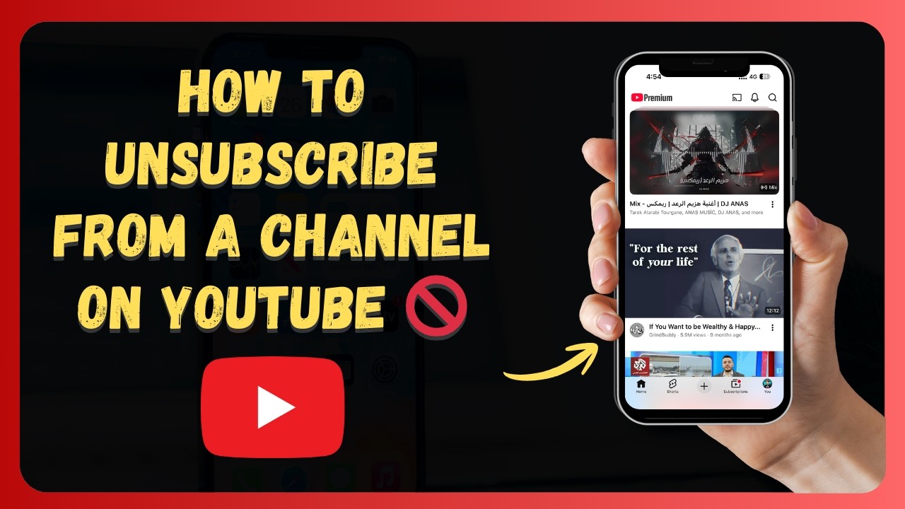 How to Unsubscribe from a Channel on YouTube 🚫 [New 2026 Update] - YouTube