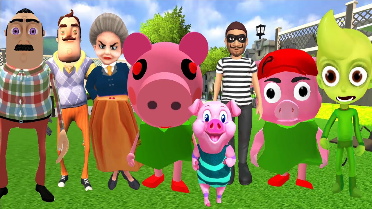 Hello Neighbor,The Sibling 2020,Robbery Clash Thief Prank,Piggy ...