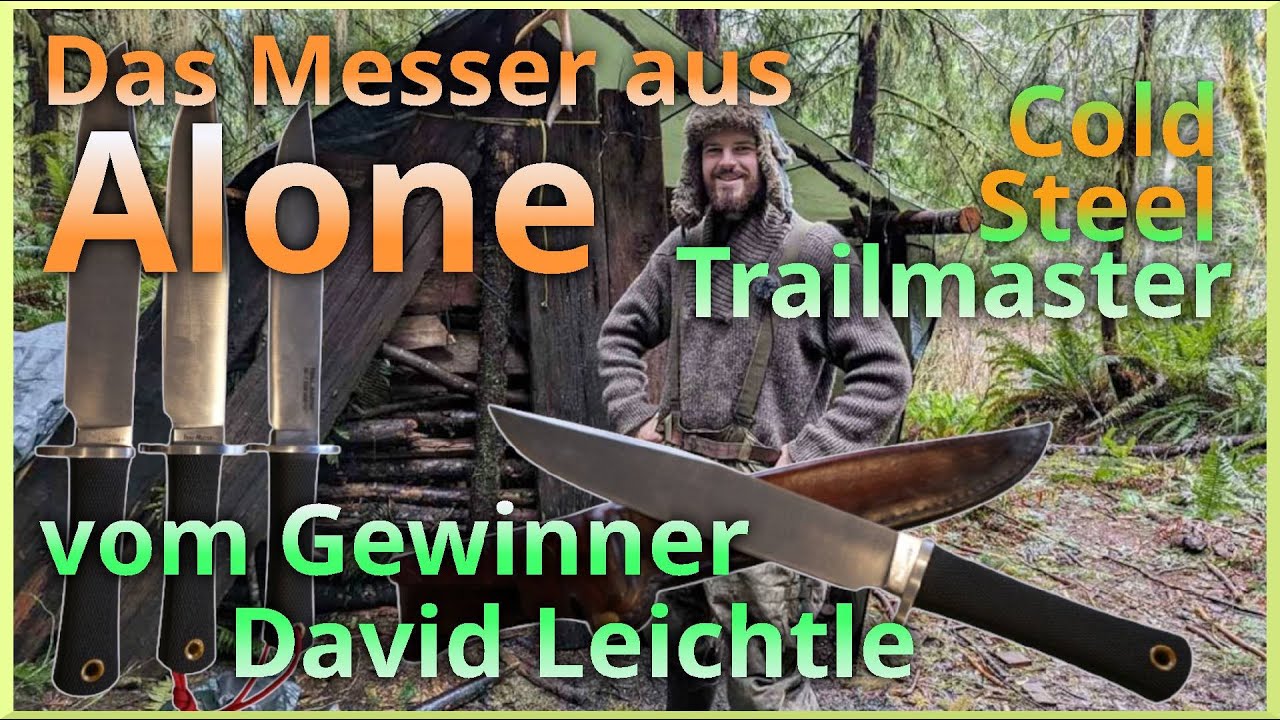 Kennt ihr das Messer vom Alone Gewinner?🔥🔥Cold Steel Trailmaster 3V ...