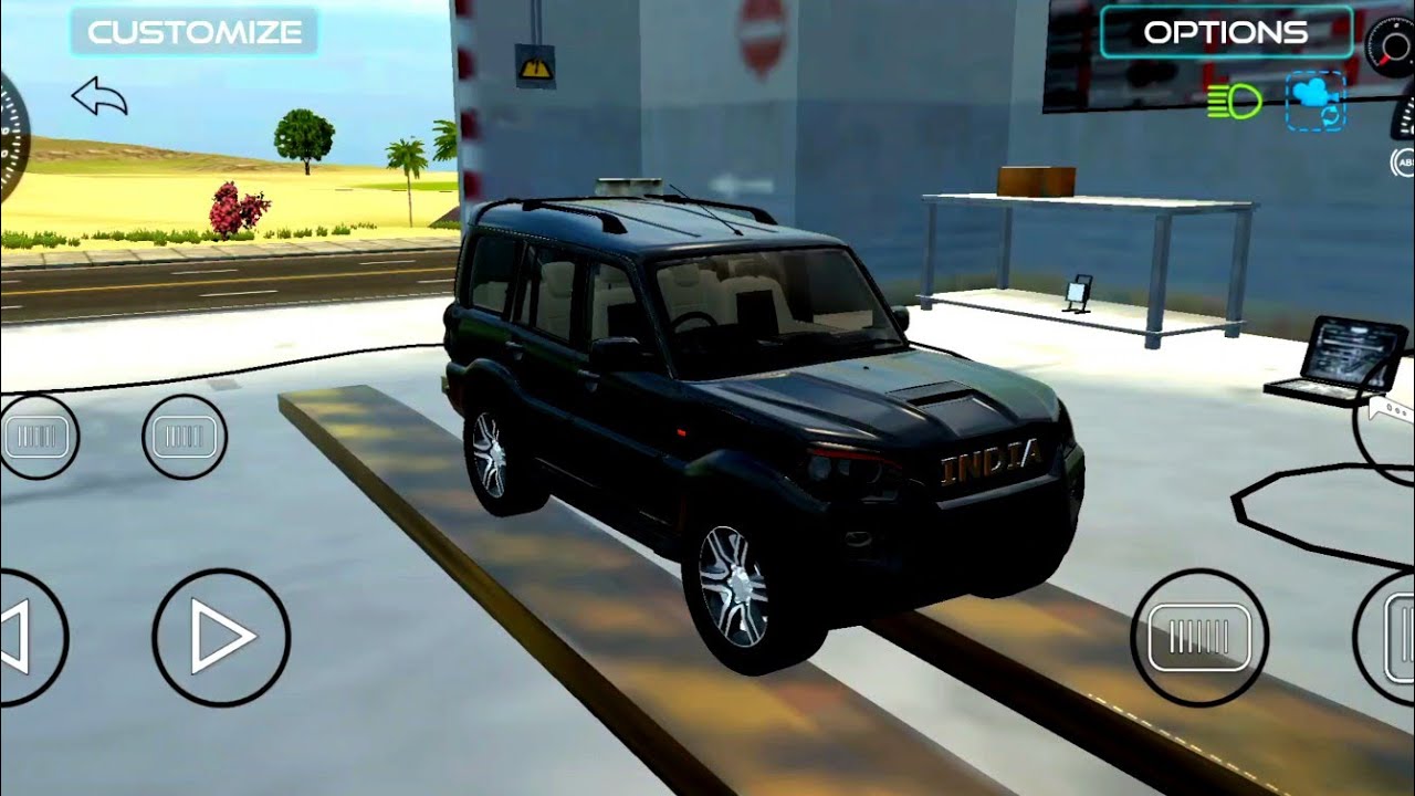Offline game - 3D mobile game / black scorpio modification / Mahindra ...