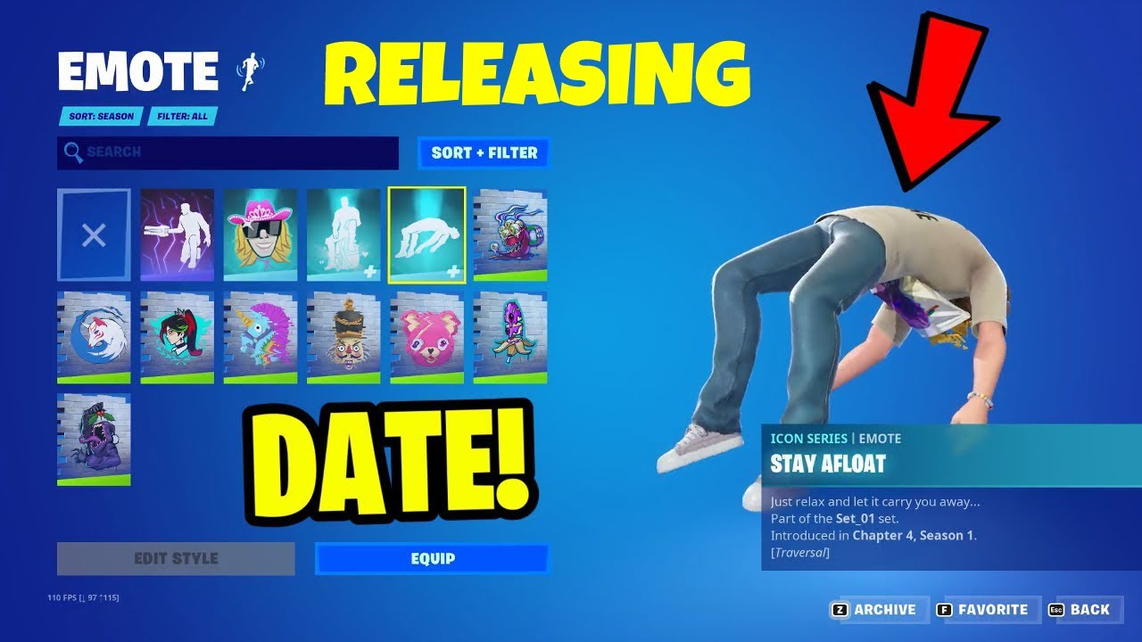 How to Get The Stay Afloat Emote for FREE in Fortnite! (The Kid Laroi ...