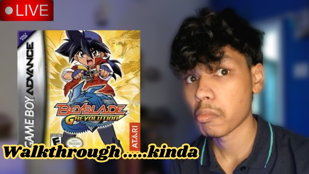 LIVE*- Playing BEYBLADE G-REVOLUTION on the Gameboy Advance - YouTube