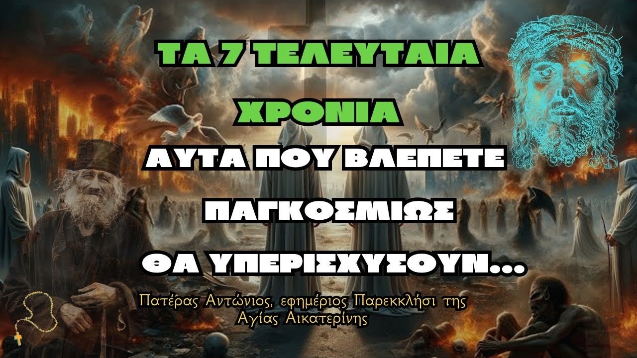 Τα 7 τελευταία Χρόνια - Αυτά που βλέπετε παγκοσμίως - Πατέρας Αντώνιος ...