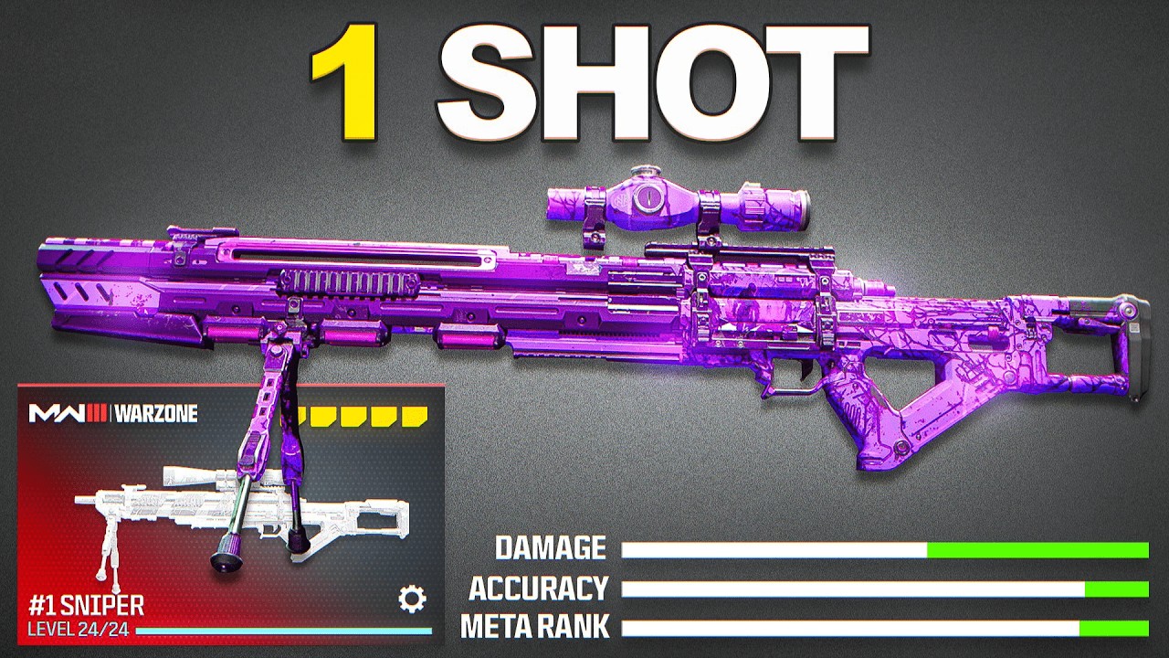 the #1 BEST ONE SHOT SNIPER in WARZONE 3 & MW3! (Fastest 1 Shot MORS ...
