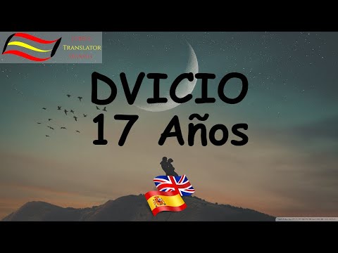 DVICIO 17 Años | LyricsTranslator | Learn Spanish - YouTube