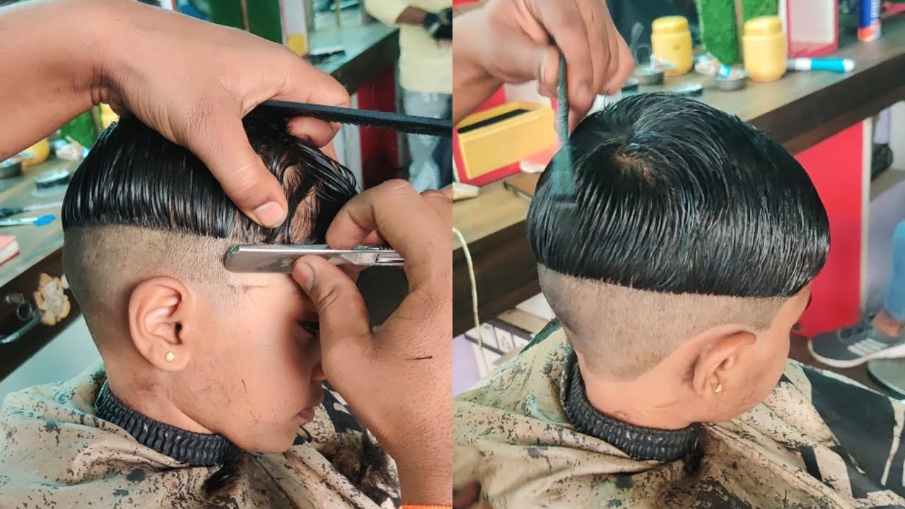 How to Double Side Hair Cutting Step by Step - YouTube