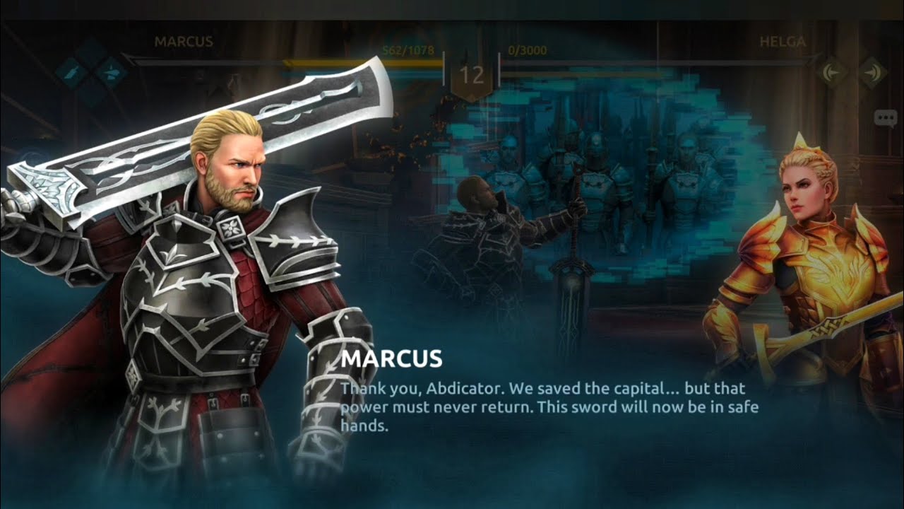 Intense 4-Minute Battle: Marcus Challenges Mighty Helga | Shadow Fight ...