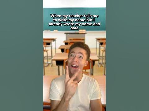 When you’re always 2 steps ahead of your teacher 😈 #shorts - YouTube