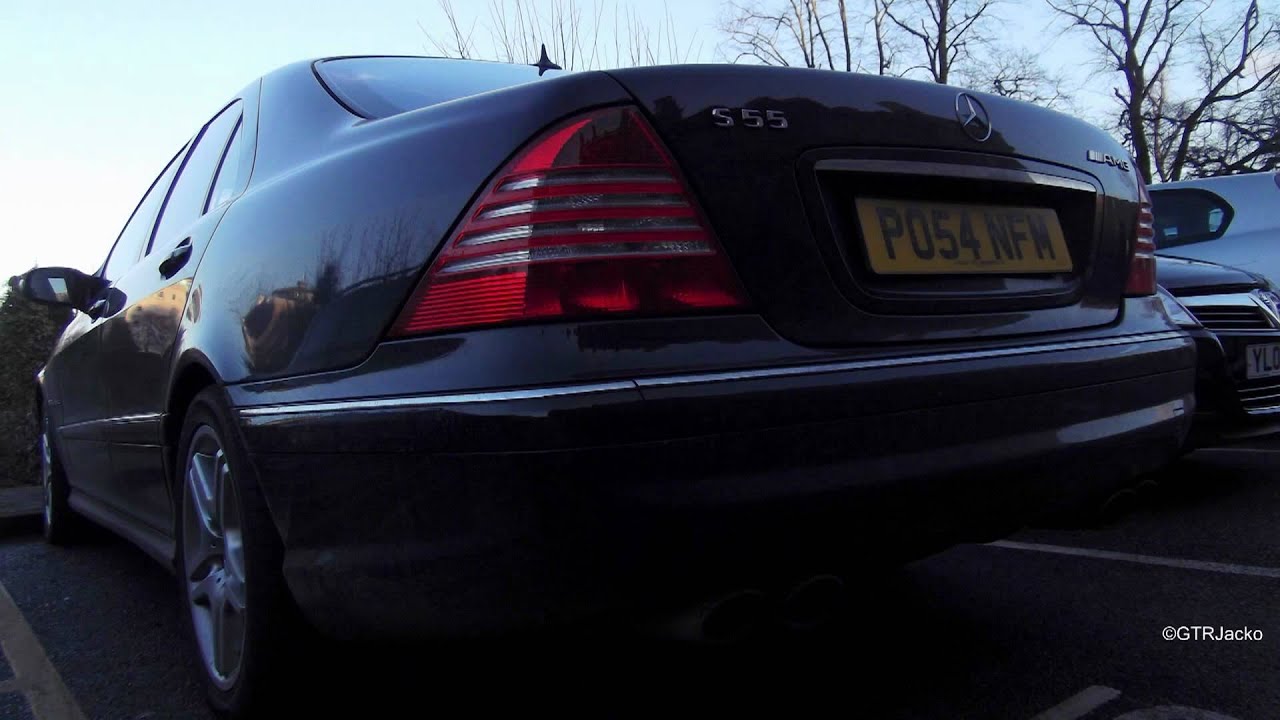 Black Mercedes-Benz S55 AMG (W220) - Walkaround, Pictures, Scenes - YouTube