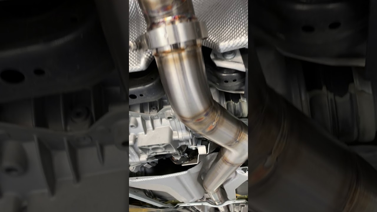 Custom A45S Exhaust - YouTube