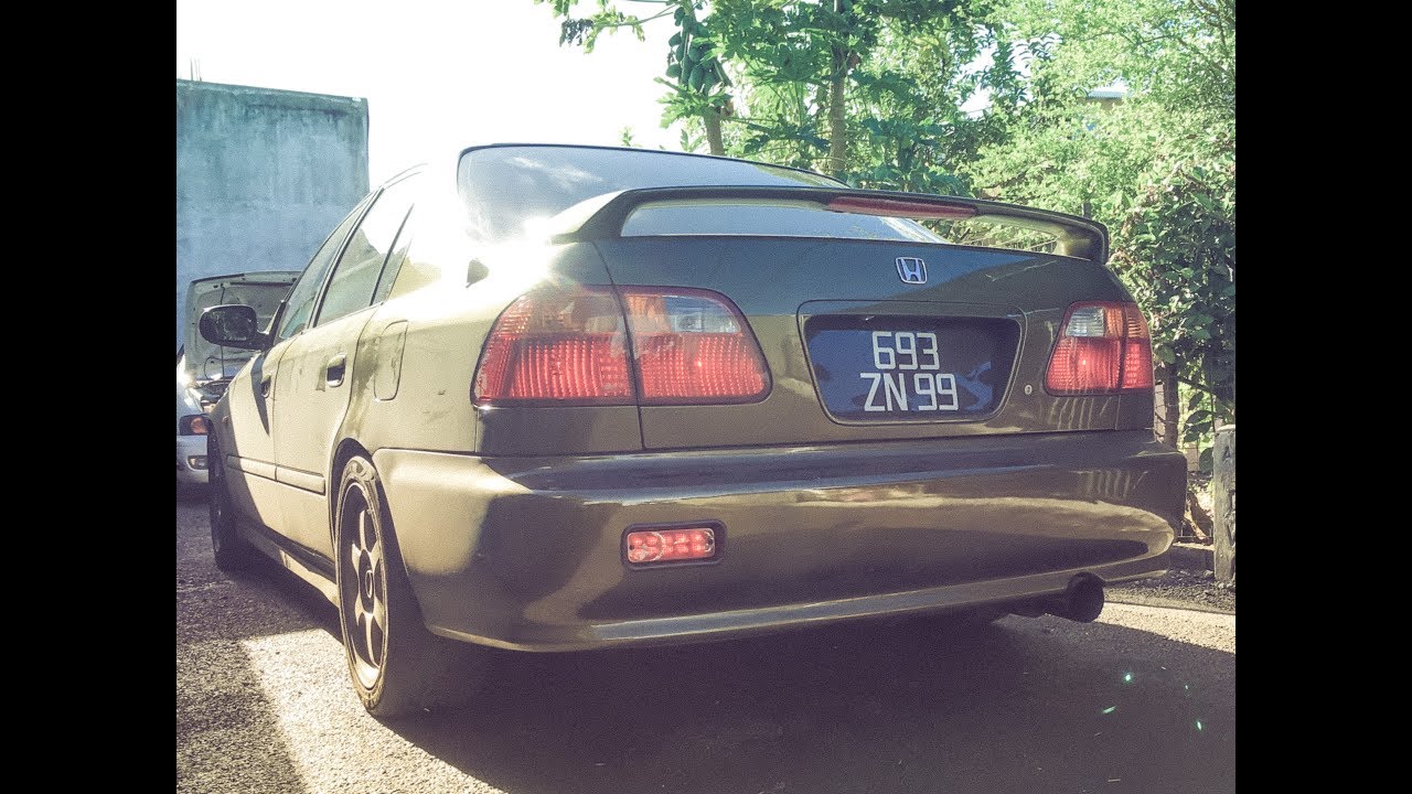 Rear fog installation in Ek3 - YouTube