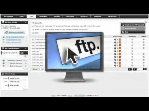How to connect to a server with an FTP client - OzeVision Web Hosting Tutorial - YouTube