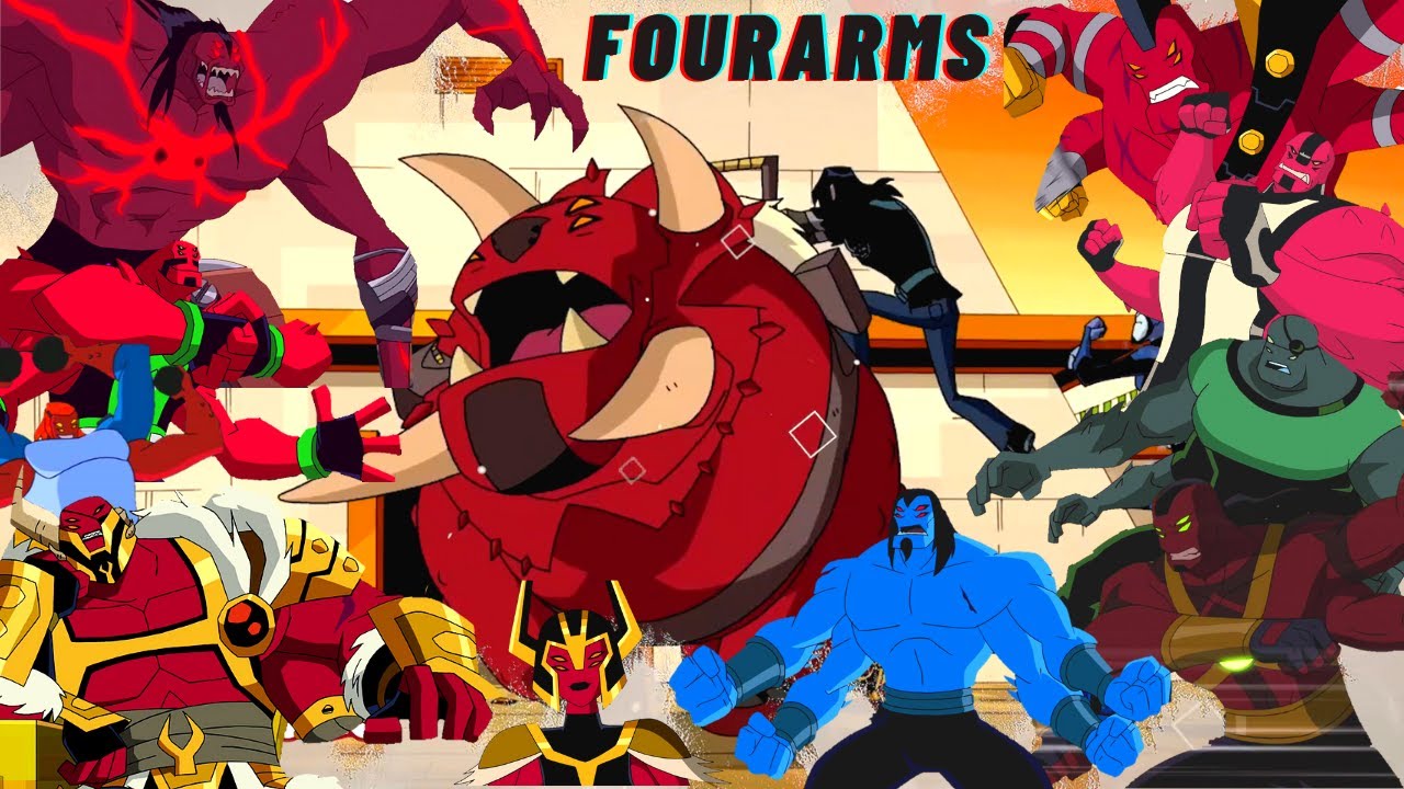 FOUR ARMS Complete Origin Part 1! CARTOON CITI - YouTube