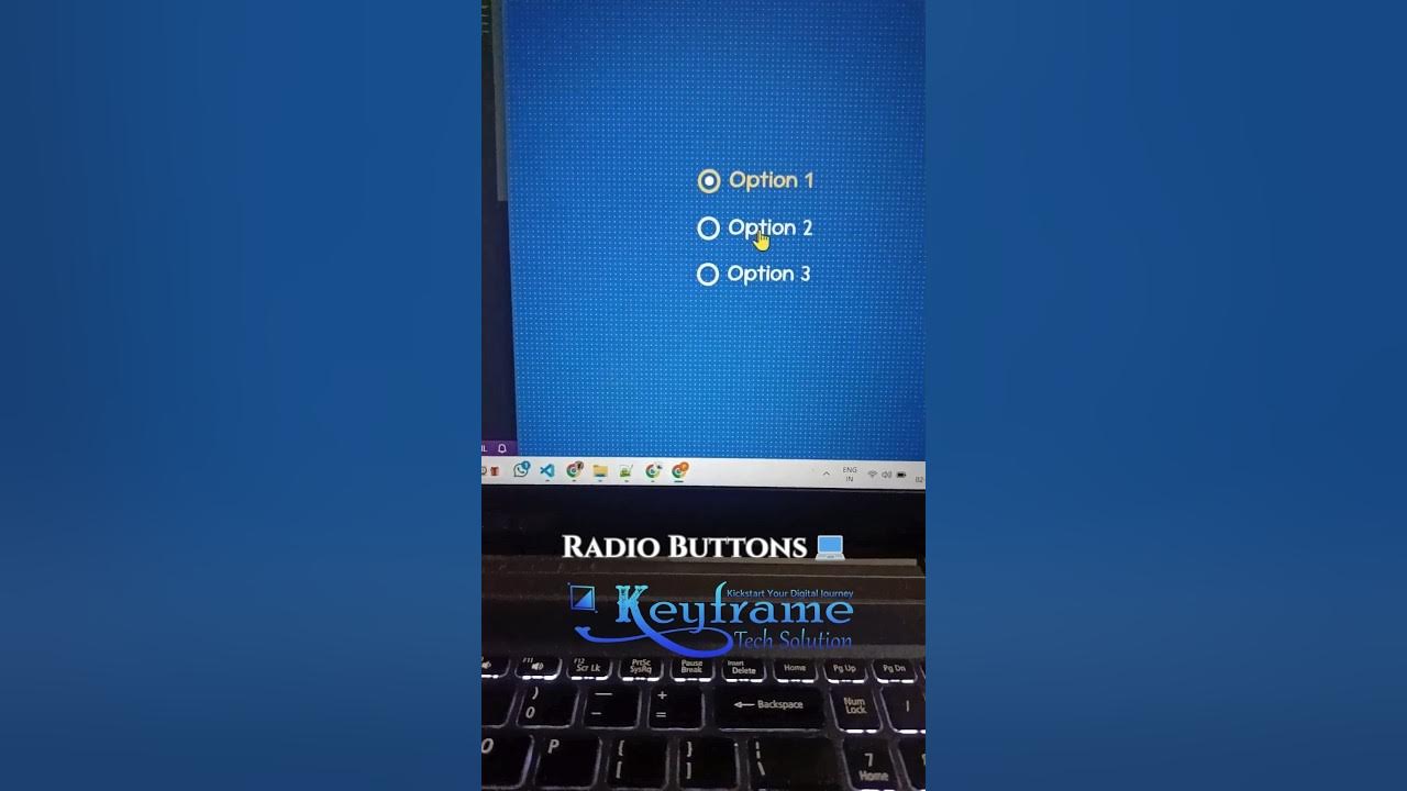 Jiggly Radio Buttons | HTML CSS & JavaScript - YouTube