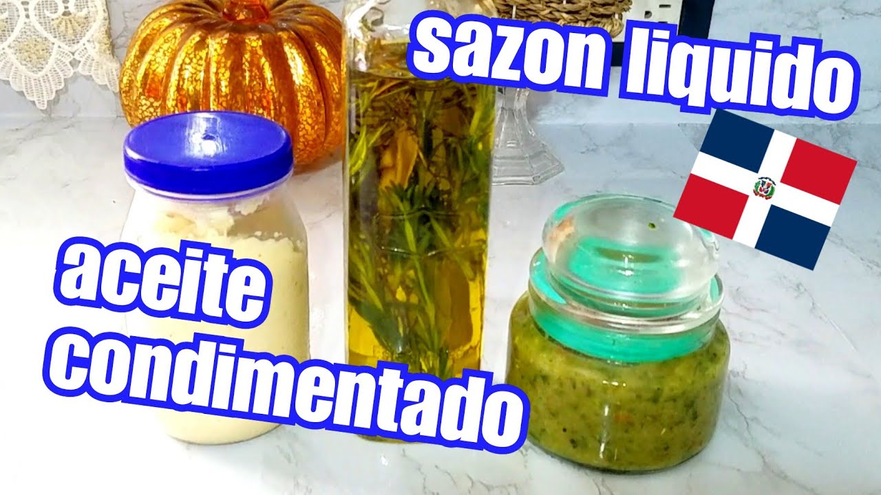 COMO PREPARAR SAZON LIQUIDO - YouTube