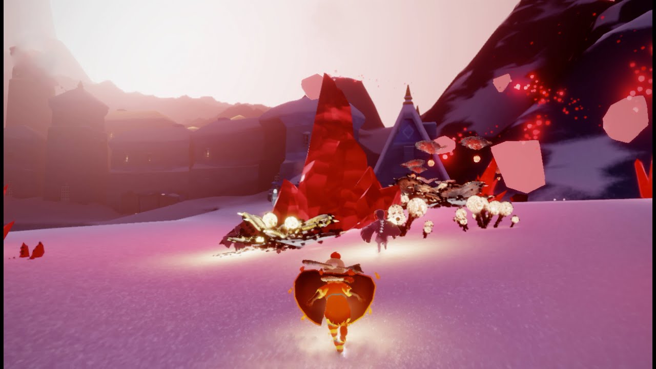 Sky cotl red shard event in valley village of dreams aug 3 2023 - YouTube