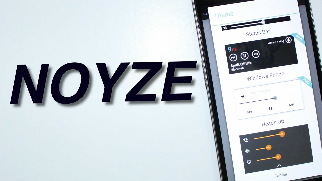 NOYZE: Customizable Volume Panel (No Root) - YouTube