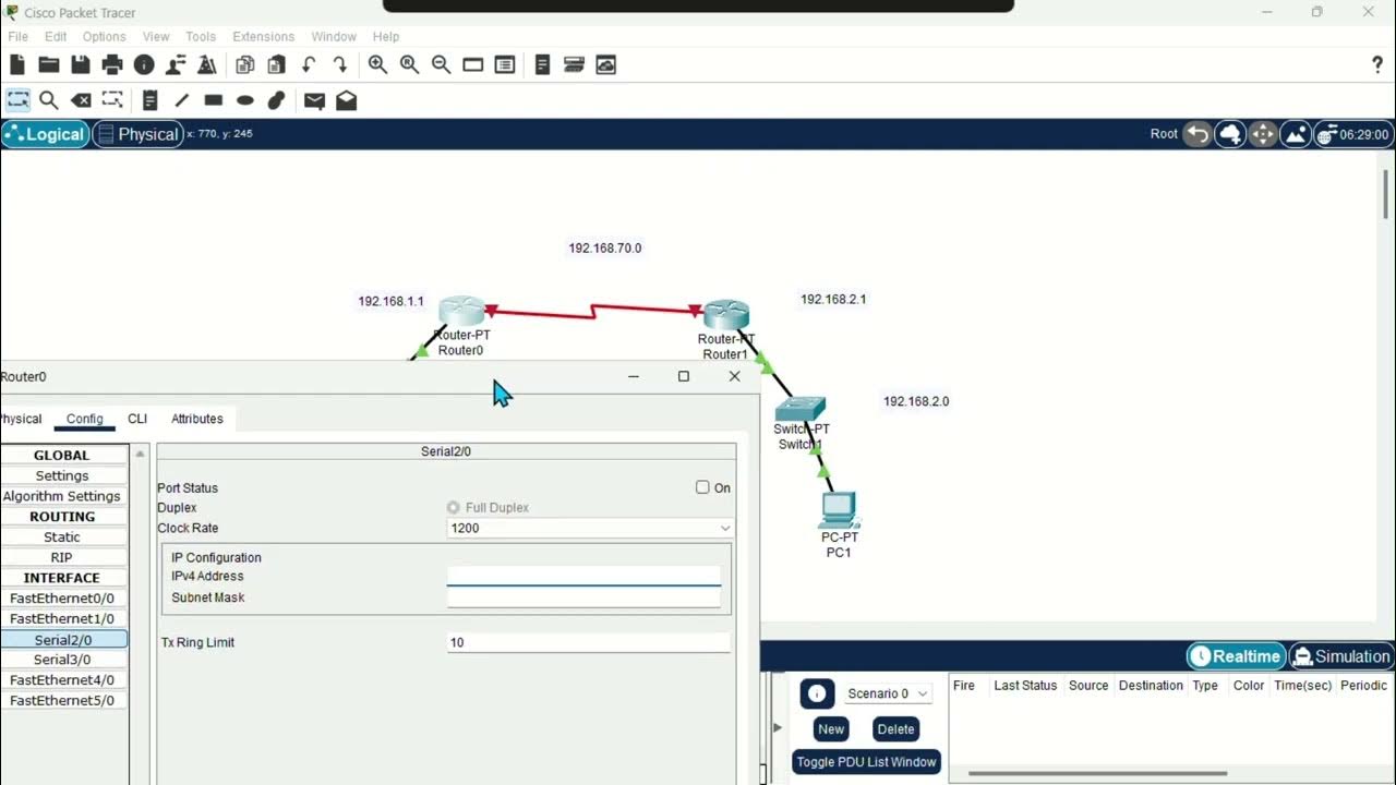 Cómo Conectar 2 Routers en Cisco Packet Tracer. (2025) - YouTube