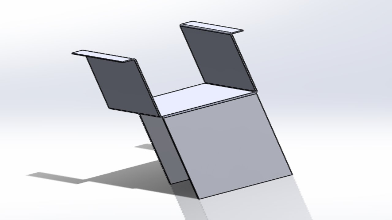 「DESIGN 11」 HOW TO DRAW POST CAP - SHEET METAL - SOLIDWORKS - YouTube
