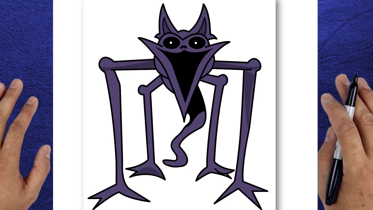 Can You Escape Nightmare Catnap? Draw This Creepy Cat! - YouTube