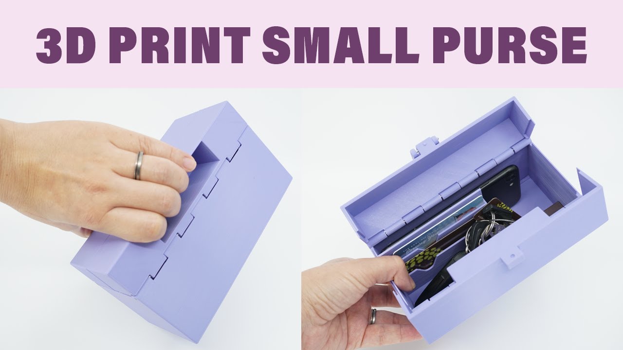 3D Printed Small Purse Tutorial - Clutch How To - STL for Functional ...