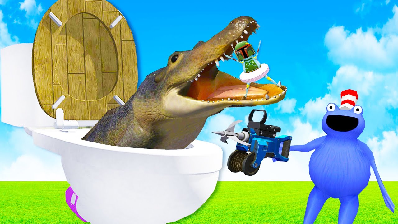 We Put the GIANT Alligator into a Toilet and Something Amazing Happened ...