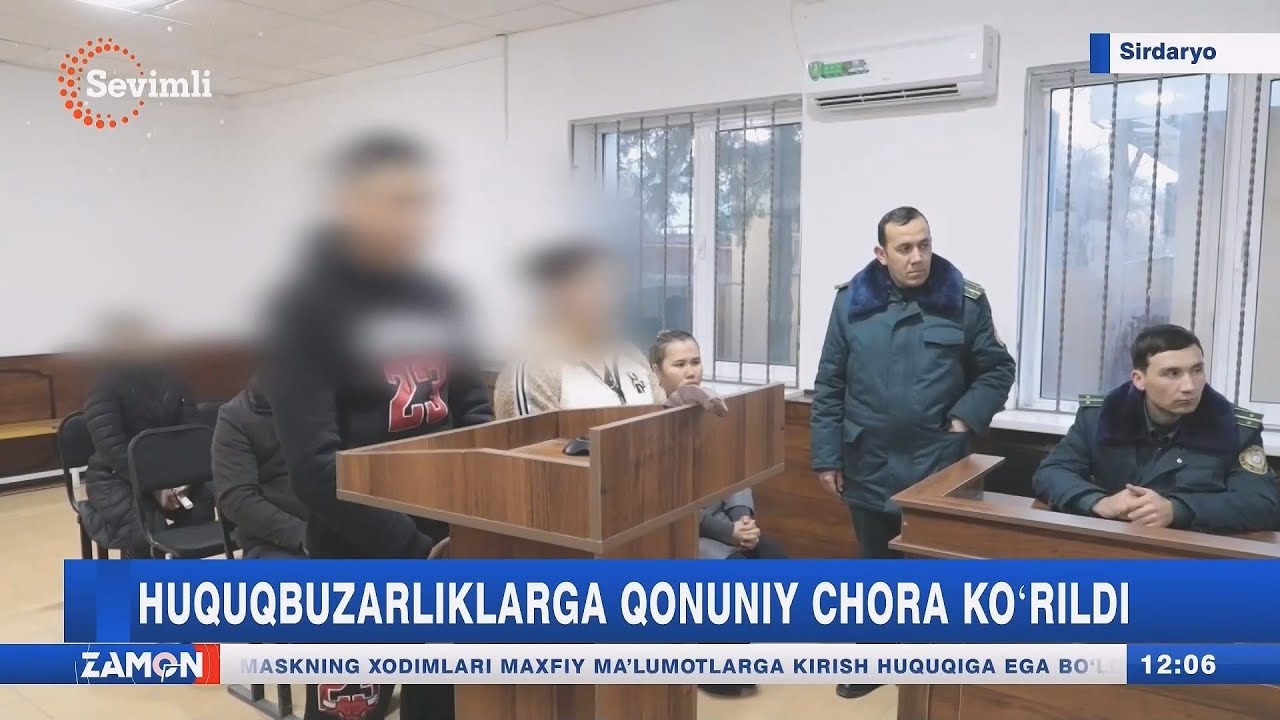 Huquqbuzarliklarga qonuniy chora ko'rildi (Sirdaryo) - YouTube