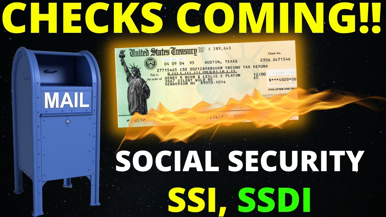 CHECKS COMING! SSA, SSDI, SSI, VA Benefits - YouTube