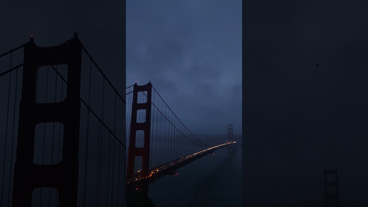 Gazing at a very amazing bridge in the dim-light | Relaxation time ...