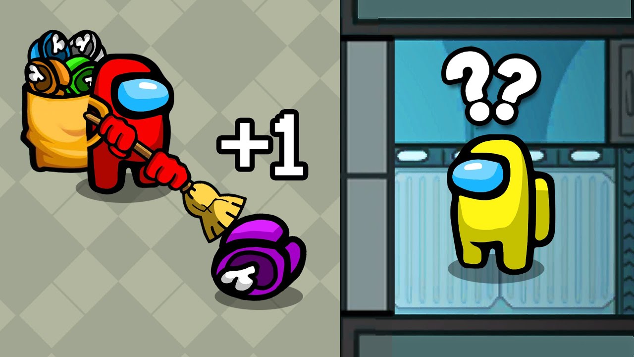 JANITOR ROLE in Among Us! - YouTube