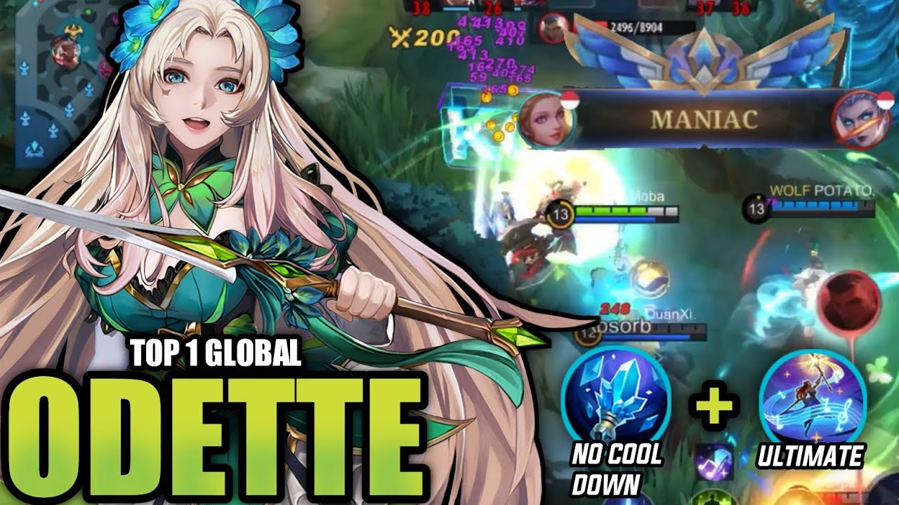 MANIAC! Odette Insane Damage and Fast Cooldown With Fleeting Time ...