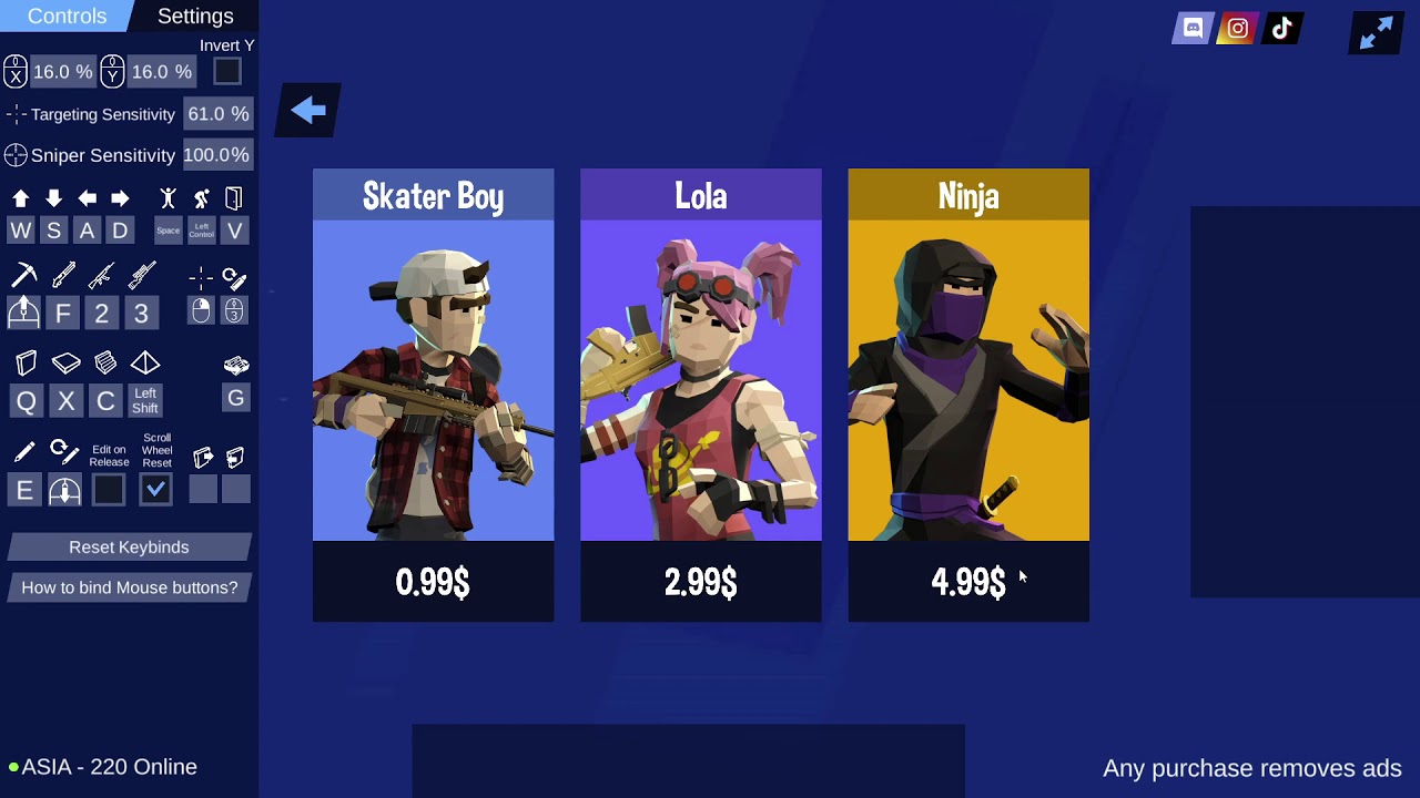 *BRAND NEW* Skins are OUT! (Skater Boi, Lola, Ninja) | 1v1.LOL Updates ...