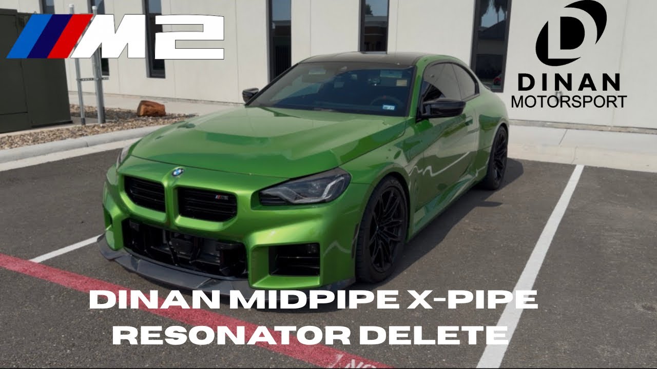 2025 BMW M2 DINAN 3” X-pipe Midpipe Sound Review! - YouTube