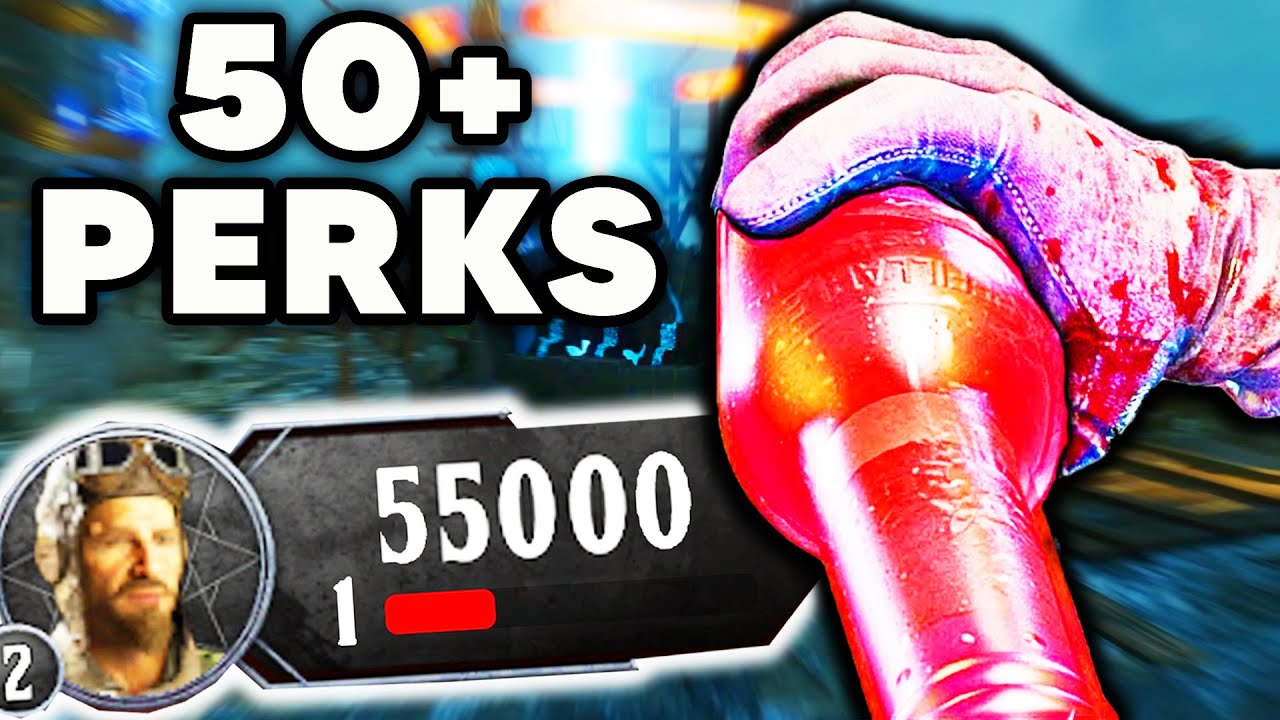 Origins with 50+ PERKS But I'm ONE HIT (Black Ops 3 Zombies) - YouTube