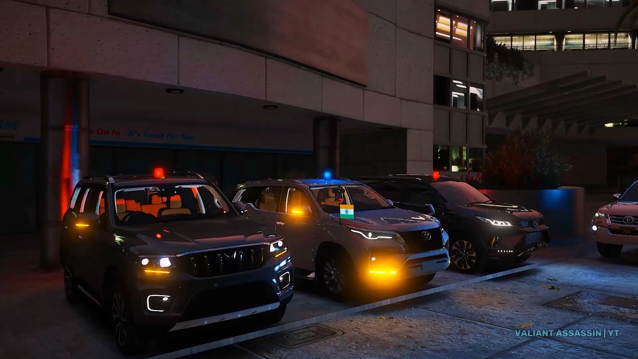 INDIAN POLITICIANS FORTUNER, SCORPIO CONVOY | GTA 5 - YouTube
