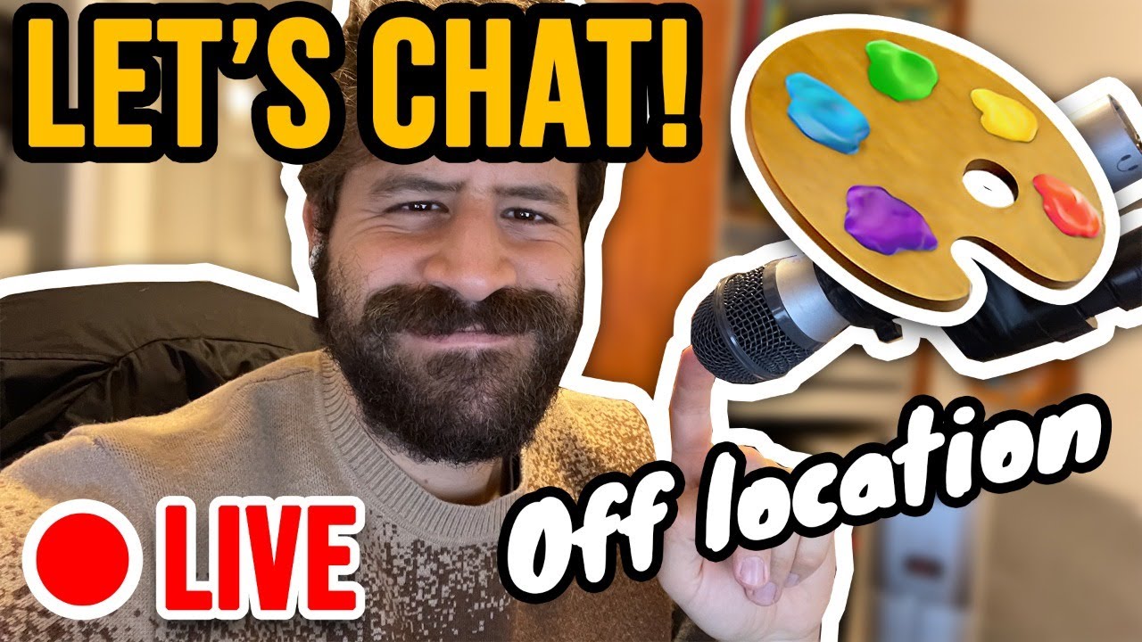 Let's Chat! (Off-location) | LIVE 🎨🔴 - YouTube