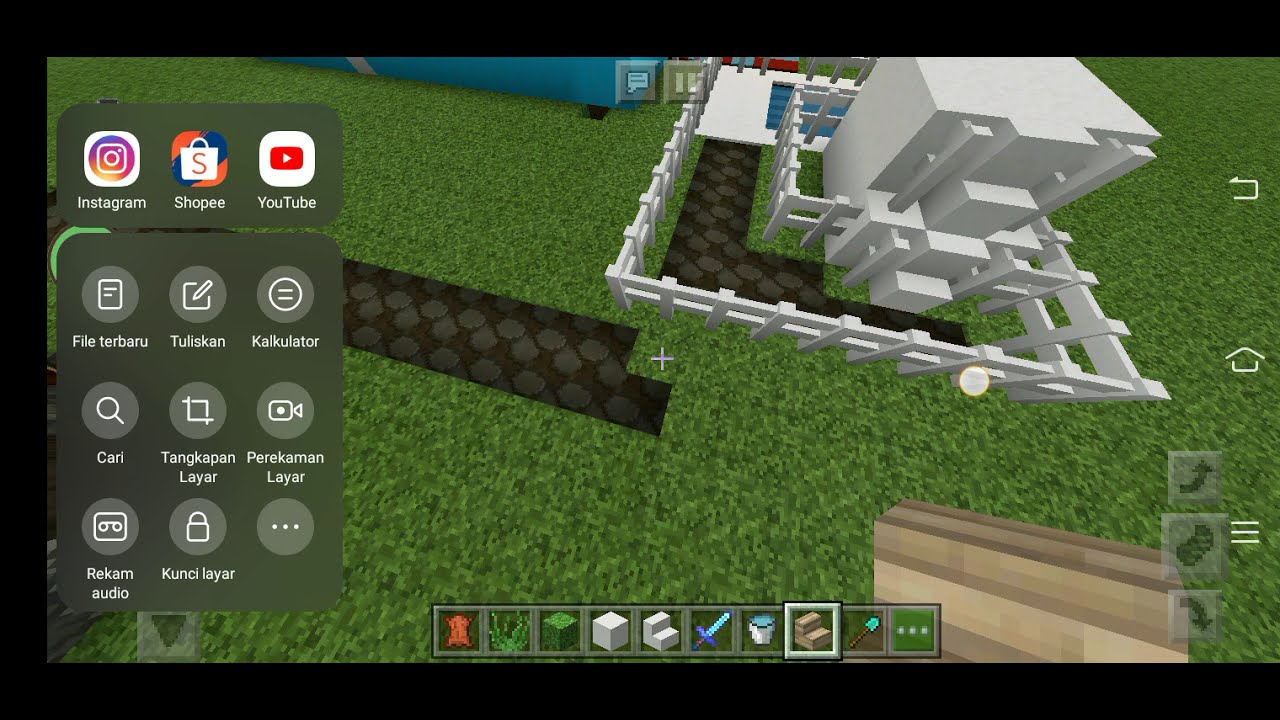 Membuat jalan di minecraft - YouTube