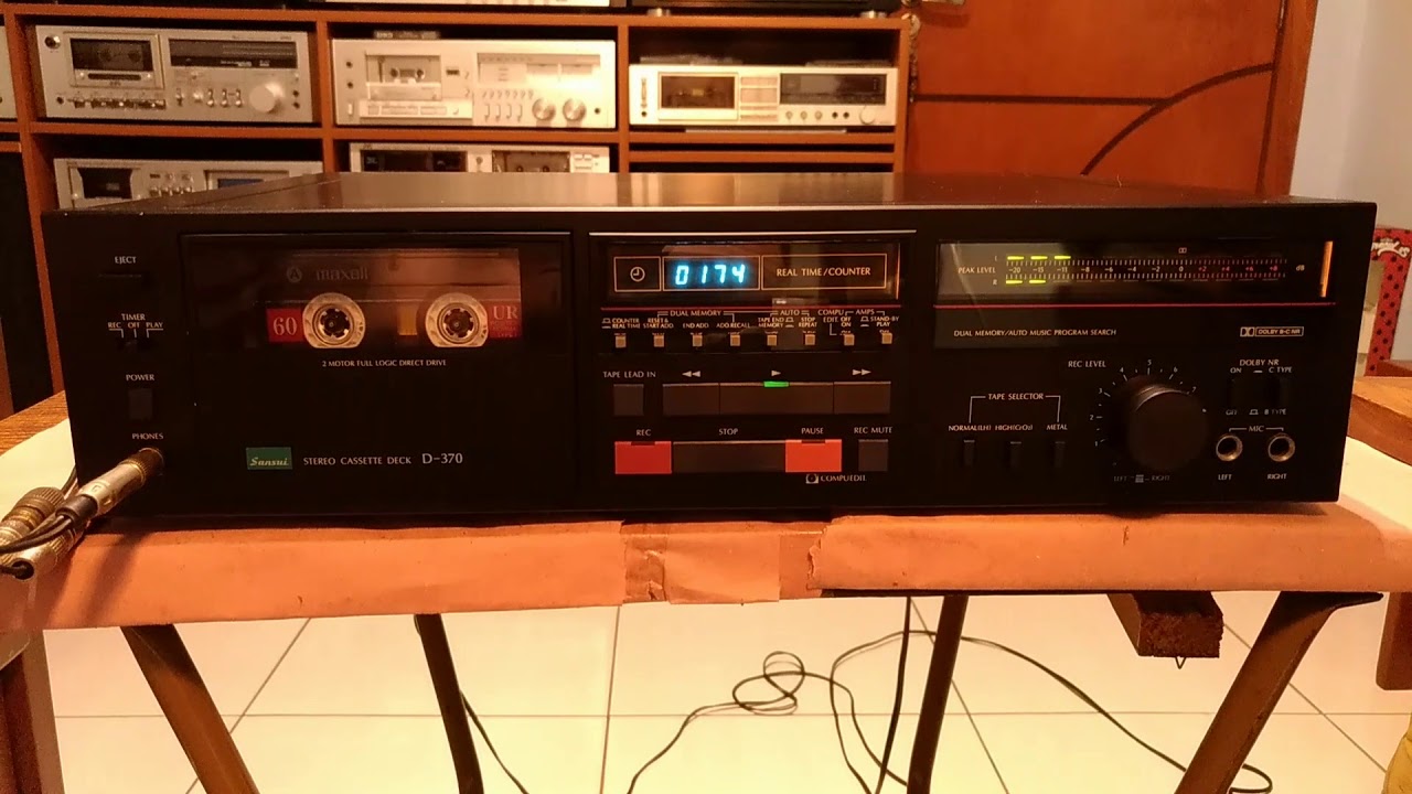 Sansui D-370 + Hi B Hard Permalloy - YouTube