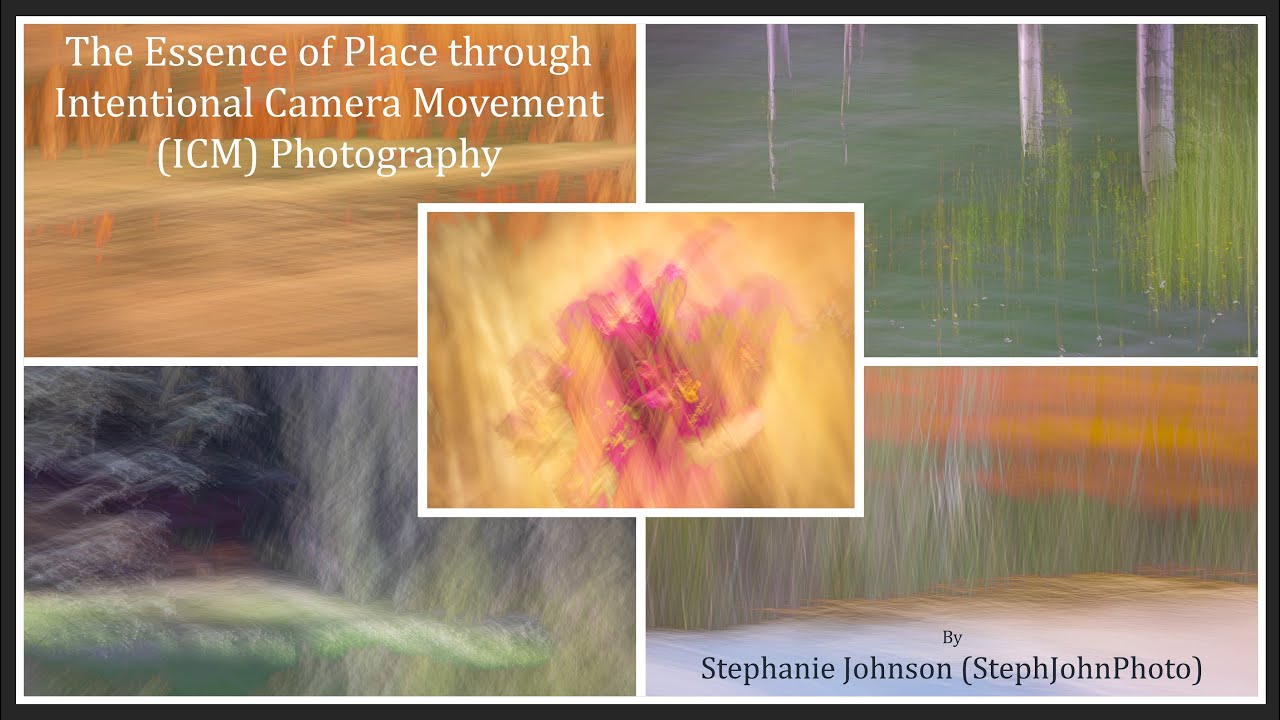 The Essence of Place through Intentional Camera Movement (ICM) Photography - YouTube