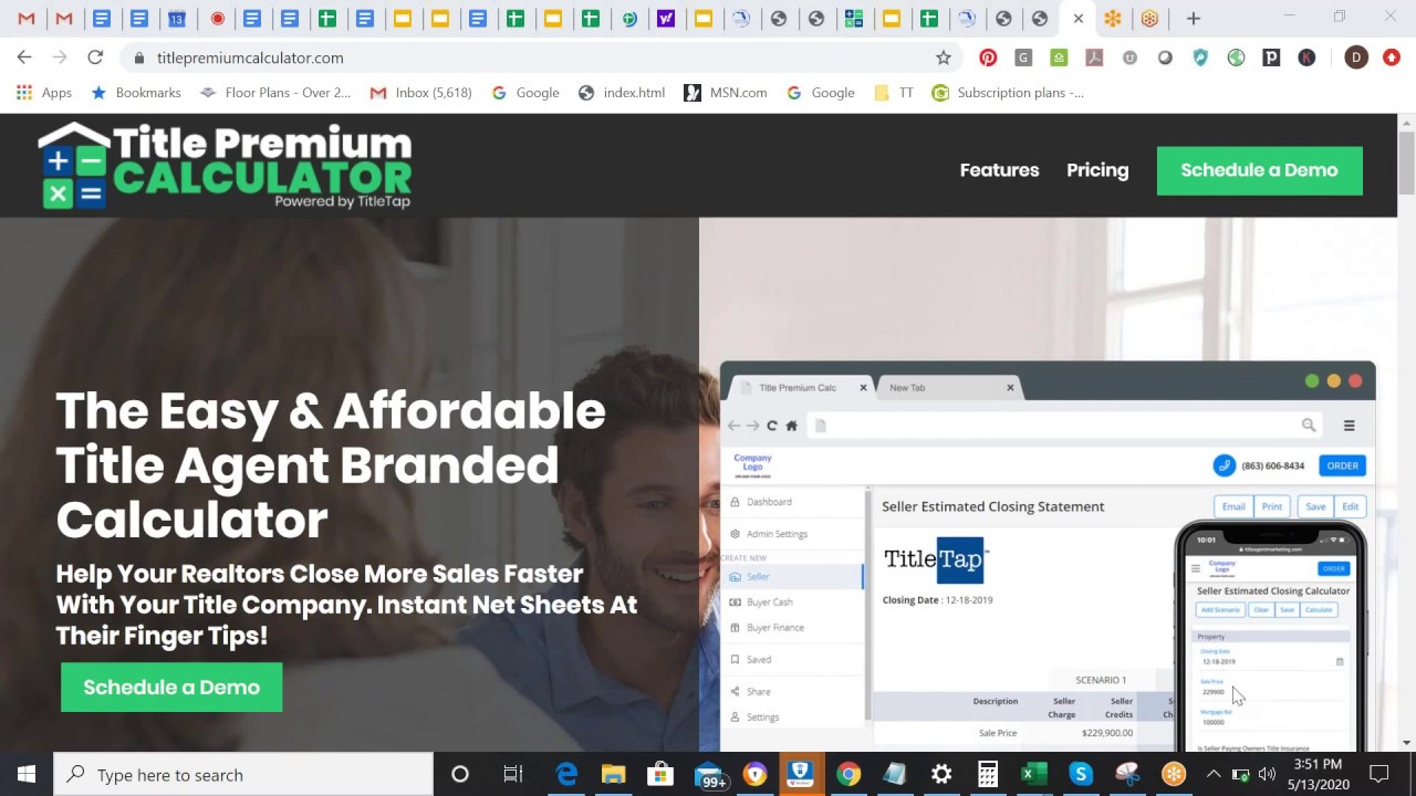 Title Premium & Net Sheet Calculator Demo - YouTube