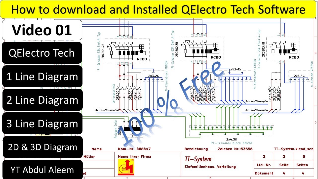 How to download and Installed QElectrotech | #newvideo #designing # ...