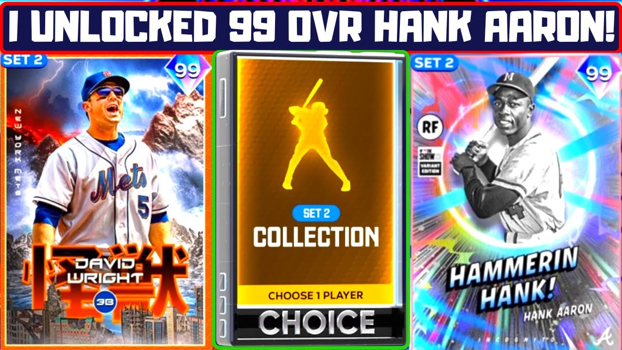 I finally UNLOCKED 99 Ovr HANK AARON in MLB The Show 23 - YouTube