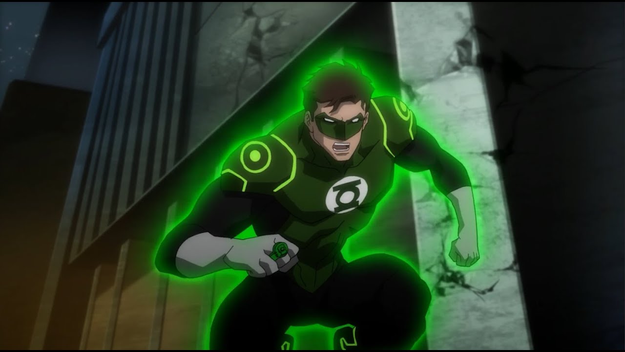 Green Lantern (Hal Jordan) (DCAMU) Powers and Fight Scenes - Justice League: War Part 2 - YouTube