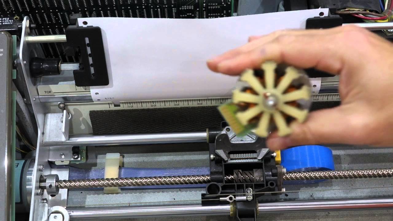 HP 2631G Dot Matrix Printer Restoration (vintage 1978) - YouTube