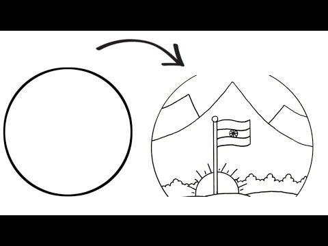 26 th January Republic day drawing easy steps / Republic day poster ...