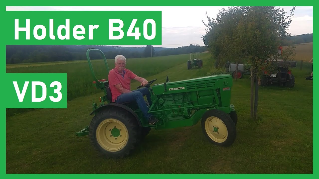 Seltenes Sammlerstück: Holder B40 mit Holder VD3-Motor - YouTube