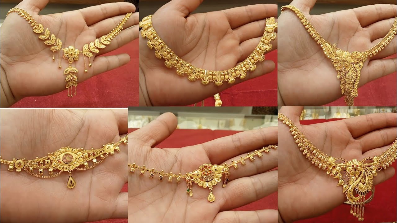 Latest wedding special gold necklace designs with Price/ Gold Jewellery ...